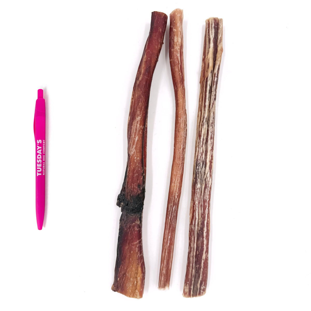 "UGLY ONES" 12" Assorted Bully Sticks - 8 oz – Tuesday's Natural Dog ...