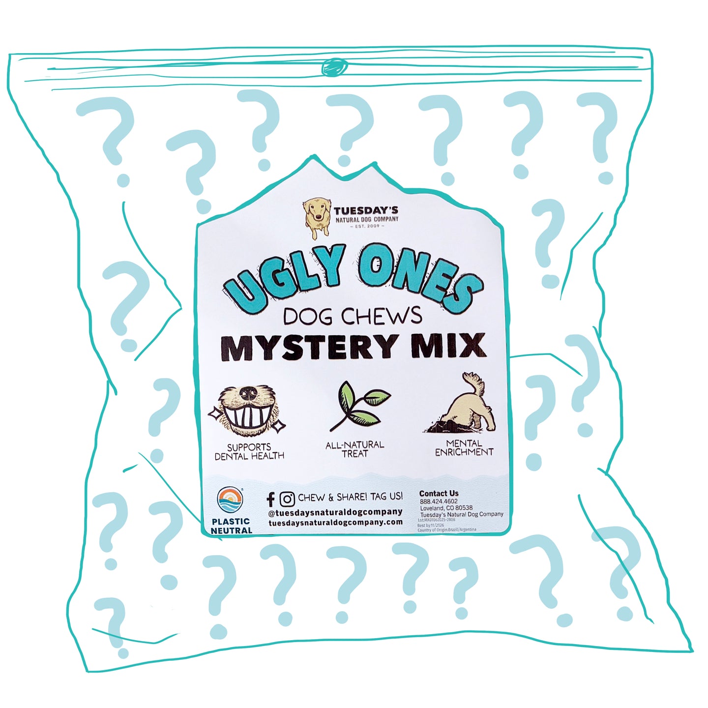 "UGLY ONES" Mystery Mix – Tuesday's Natural Dog Company